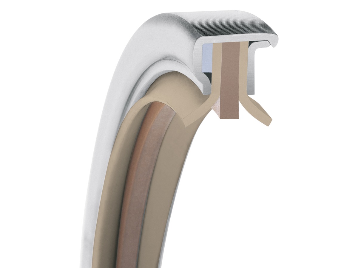 Product: Garlock PS-SEAL®, Dual Back-to-Back Lips Rotary Shaft Seal, F ...